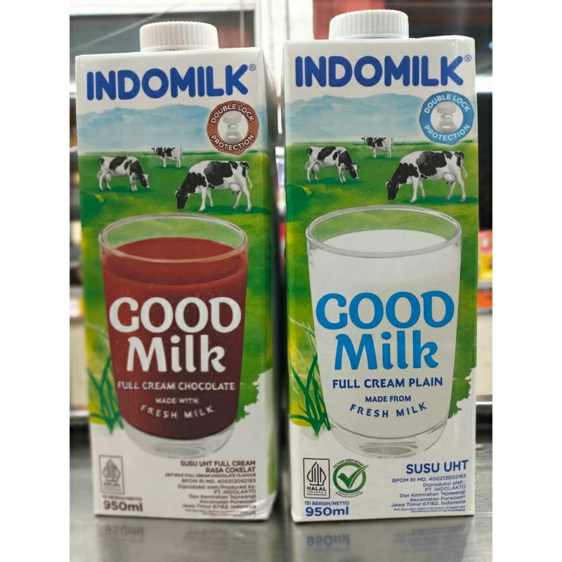 Jual INDOMILK UHT GOOD MILK 950 ML | Shopee Indonesia
