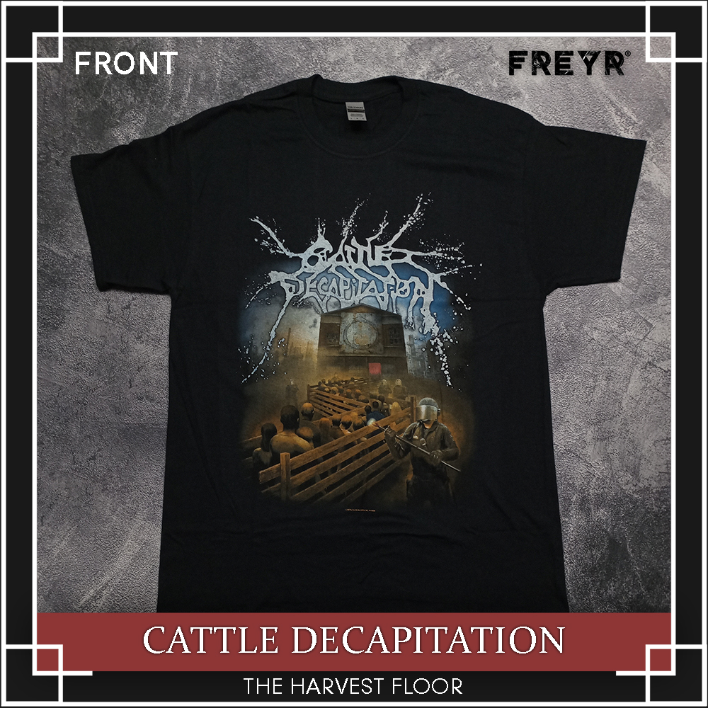 Jual Kaos Band Official Cattle Decapitation - The Harvest Floor Original | Shopee Indonesia