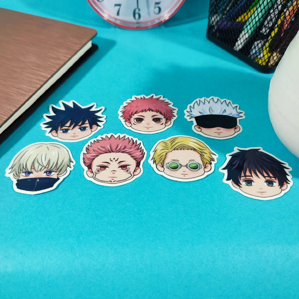 Jual Sticker Anime Terlengkap - Stiker Jujutsu Kaisen - Gojo - Itadori ...