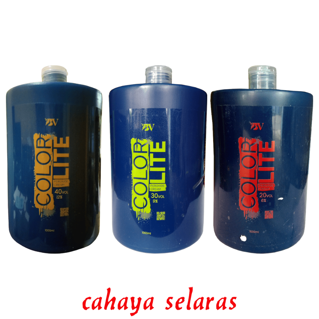 Jual PEROXIDE COLORLITE 1000ML | OXIDANT | DEVELOPER PEWARNA RAMBUT ...