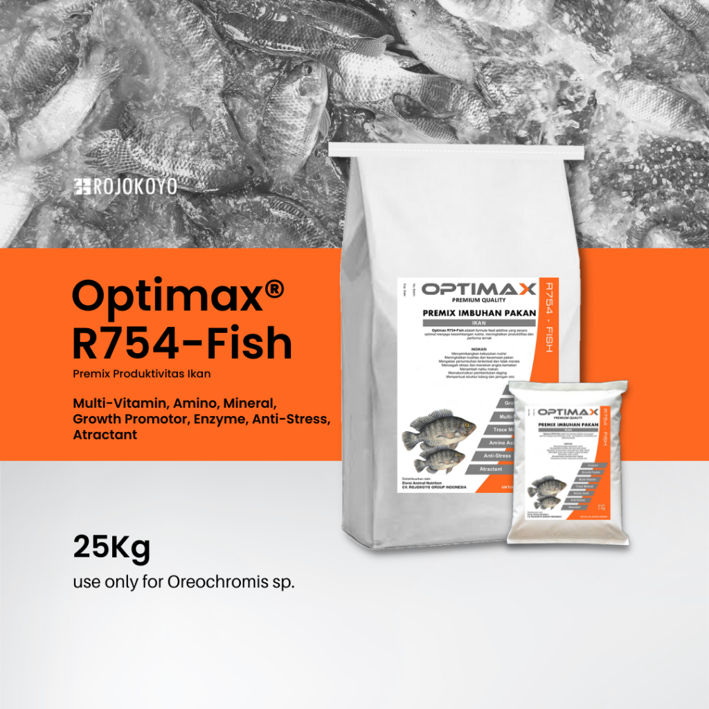 Jual Optimax R754-Fish - Premix Ikan dan Udang untuk Meningkatkan Produktivitas dan Performa 25 ...