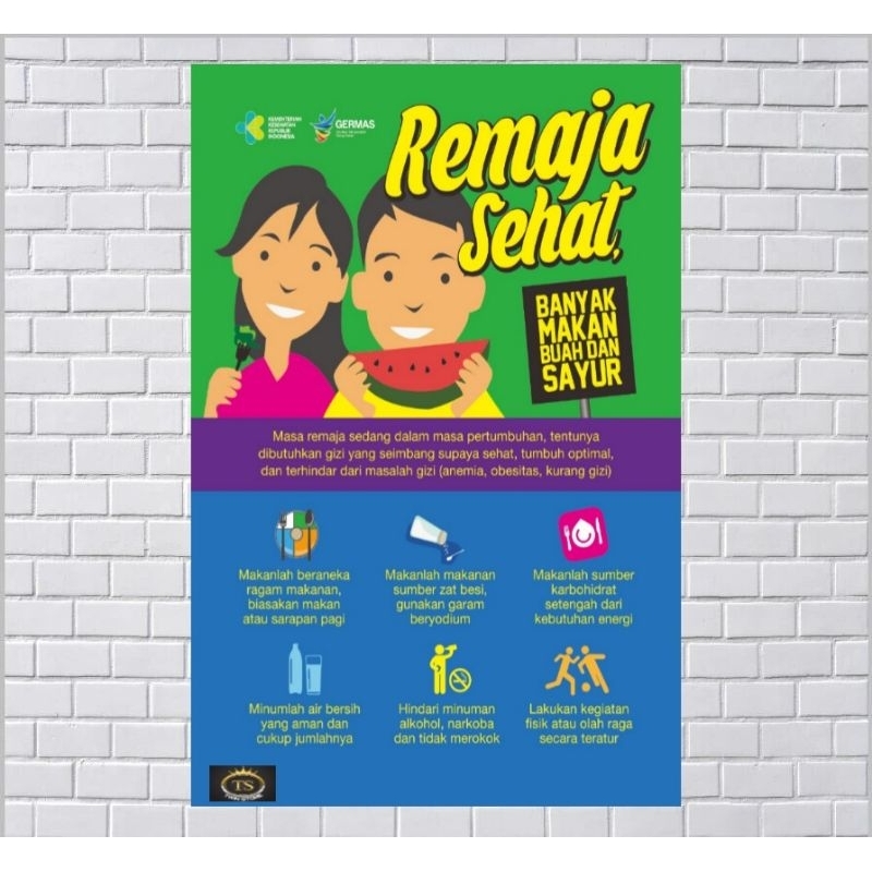 Jual Poster Kesehatan Remaja Sehat | Shopee Indonesia