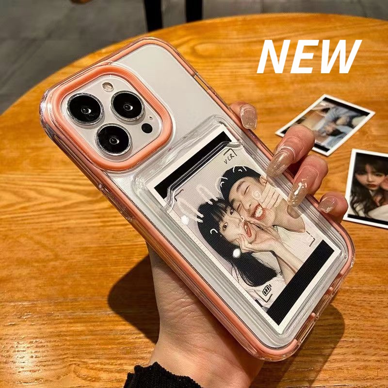 Jual 3 In 1 Card Holder Wallet Casing Kesing for iPhone 16 11 13 15 12 ...