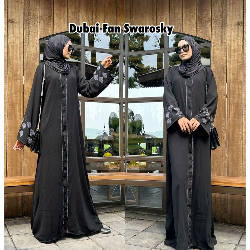 Jual Abaya Gamis Hitam Maxy Dress Fashion Muslim Busana Wanita Turkey ...