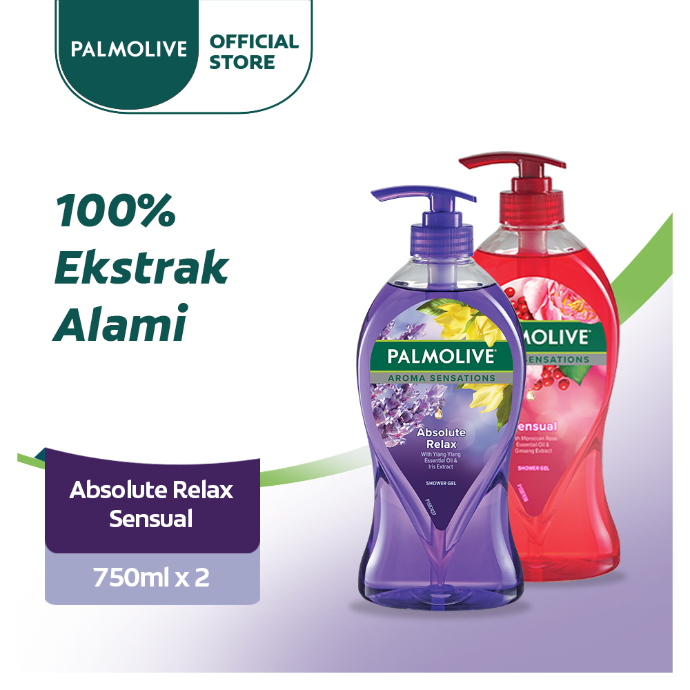 Jual Palmolive Aroma Sensations Shower Gel 750ml Mix Absolute Relax ...