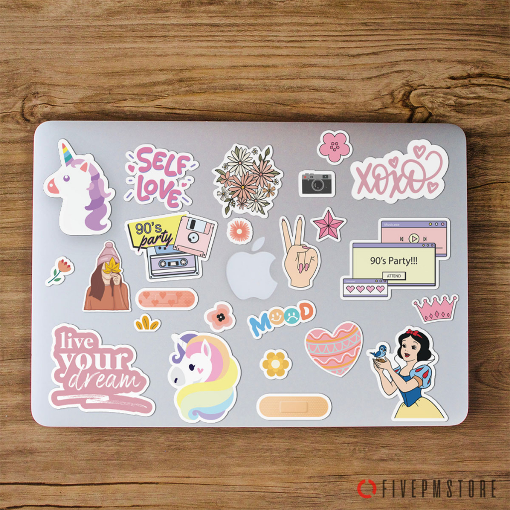 Jual Sticker Laptop Aesthetic Pack Unicorn Stiker Aestetik Unicorn 1 ...