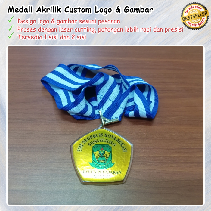 Jual Medali Wisuda / Kelulusan Sekolah Akrilik | Shopee Indonesia