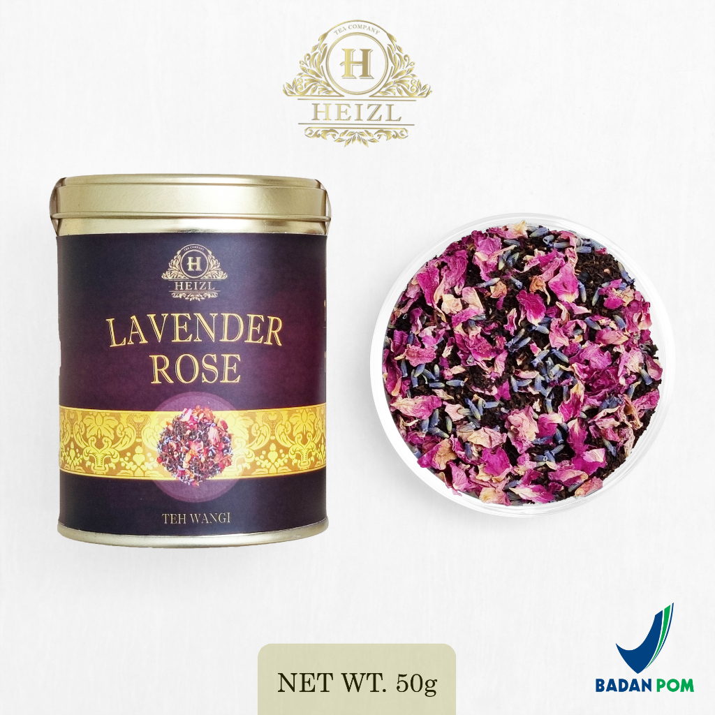 Jual HEIZL Lavender Rose Black Tea Blend Teh Hitam Special Flower Tea ...