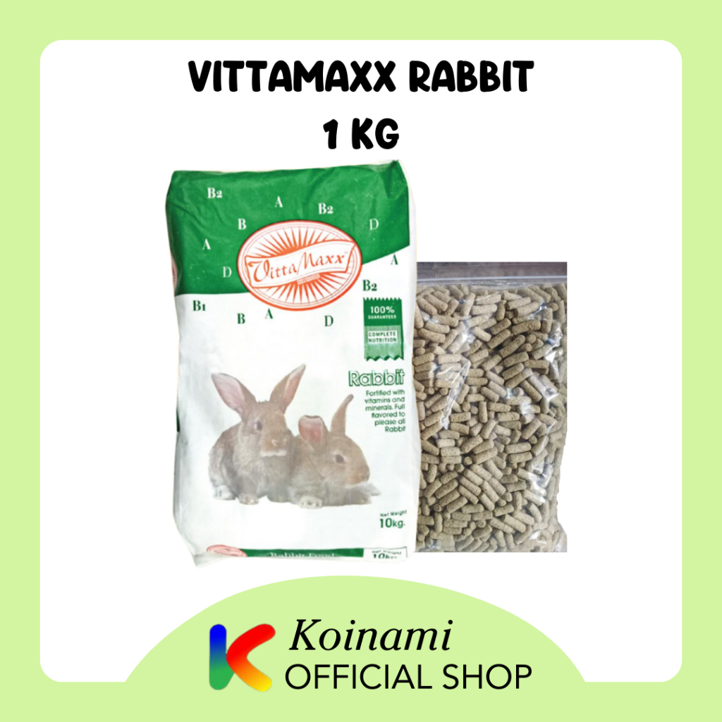 Jual VITTAMAXX RABBIT 1 KG / pakan kelinci / rabit food / makanan ...