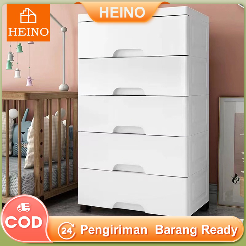 Jual HEINO Laci Lemari Plastik Lemari Baju Organizer penyimpanan ...