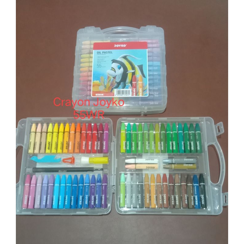 Jual TURUN HARGA Crayon Joyko 55 Warna | Shopee Indonesia