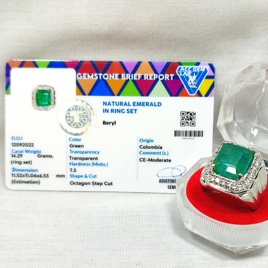 Jual BIG SALE BATU ZAMRUD COLOMBIA ASLI NATURAL LENGKAP DENGAN ...