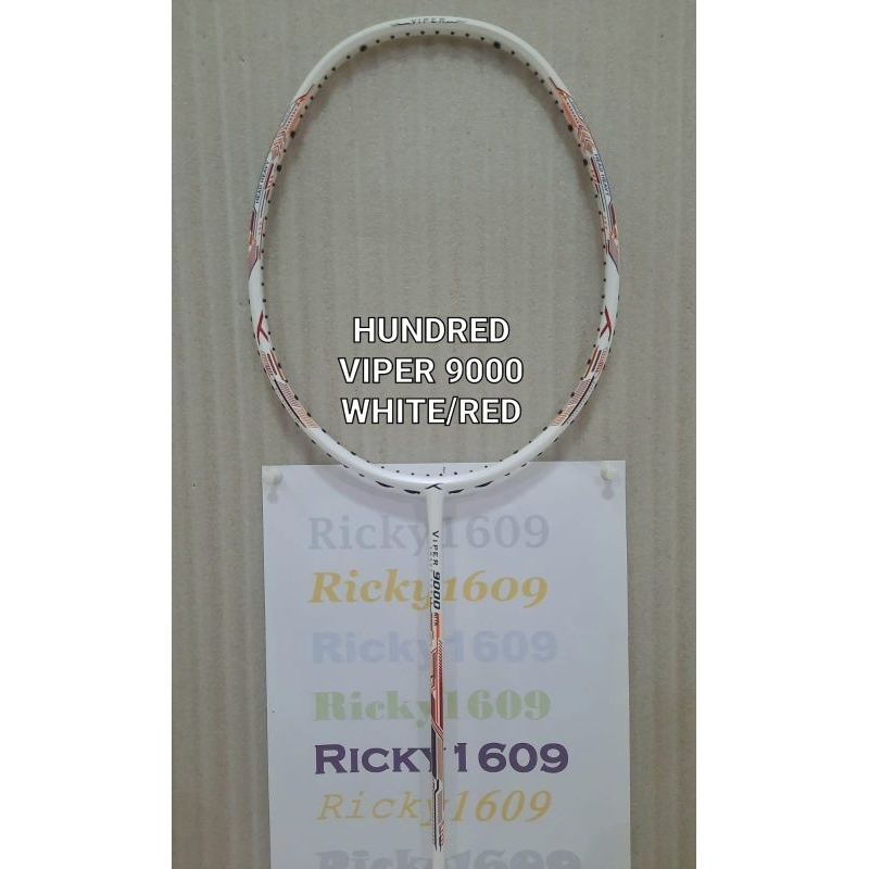 Jual RAKET BADMINTON HUNDRED VIPER 9000 - HEAD HEAVY - SMASH POWER - 32 ...