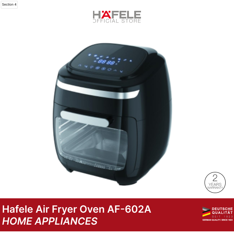 Jual Hafele Air Fryer Oven AF-602A - Pemanggang Penggoreng Listrik ...