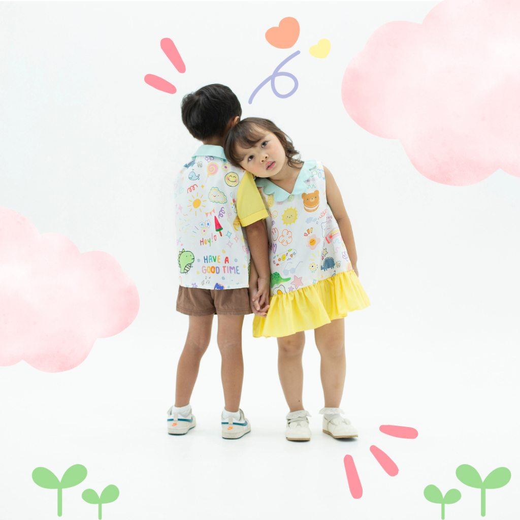 Jual HAPPY DOODLE COLLECTION / PRINTED DRESS / DRESS ANAK / KEMEJA ANAK ...