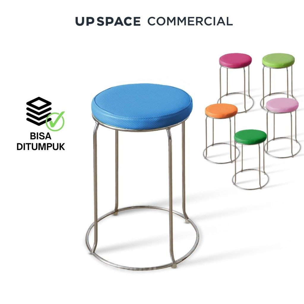 Jual UP SPACE Oreo Stool / Bangku Bulat Susun / Kursi Bakso Tumpuk ...