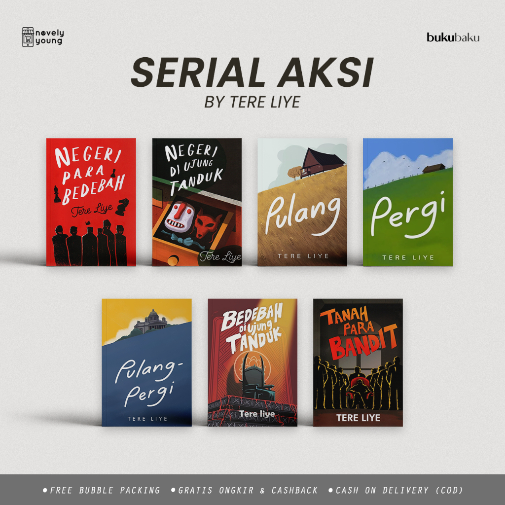Jual Novel Serial Aksi - Tere Liye - Sabak Grip | Shopee Indonesia