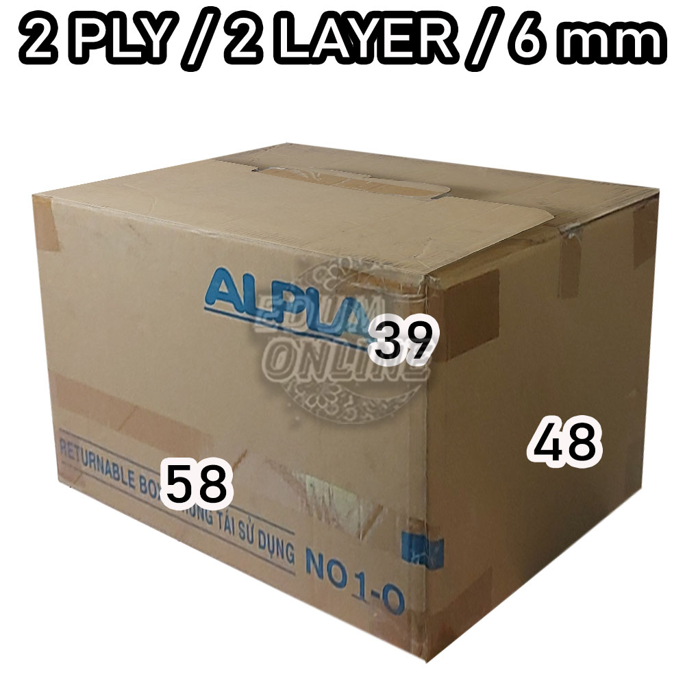 Jual Kardus Layer Box 2 Packing 1 Ply Dus Besar Polos Pindahan Jumbo ...