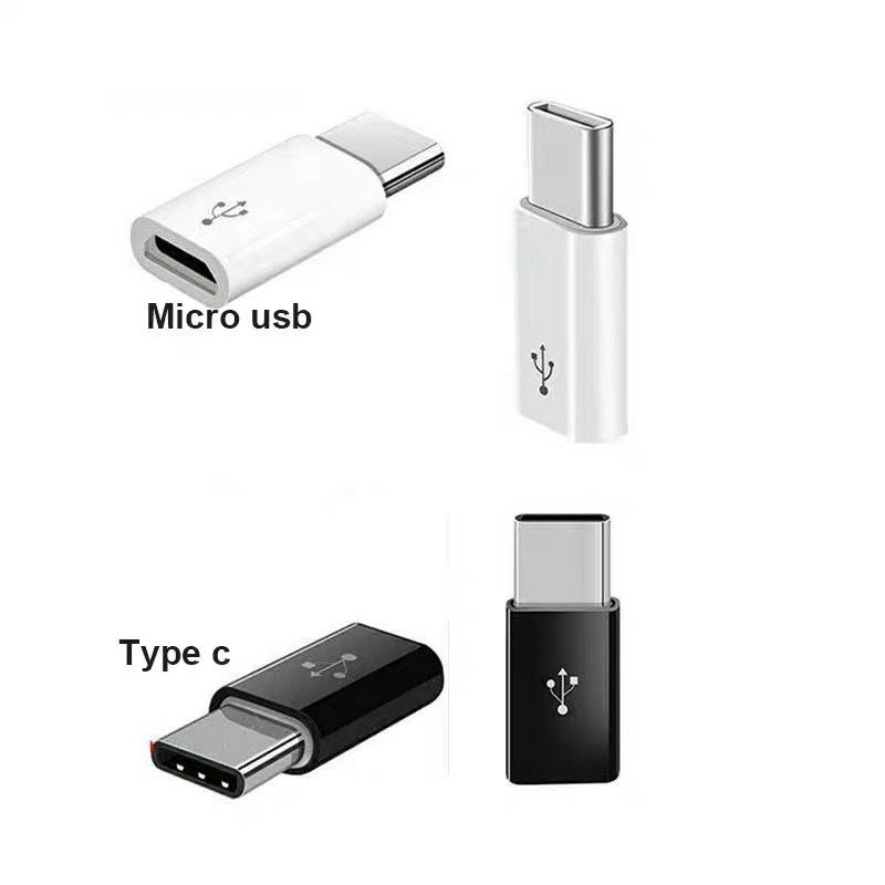 Jual Konektor Micro USB to Type C Sambungan Converter Micro to Type C ...