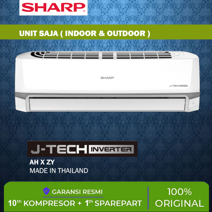 Jual ac sharp inverter 1/2 pk - 1 pk - 1.5 pk - 2 pk ( Tanpa Pasang ...