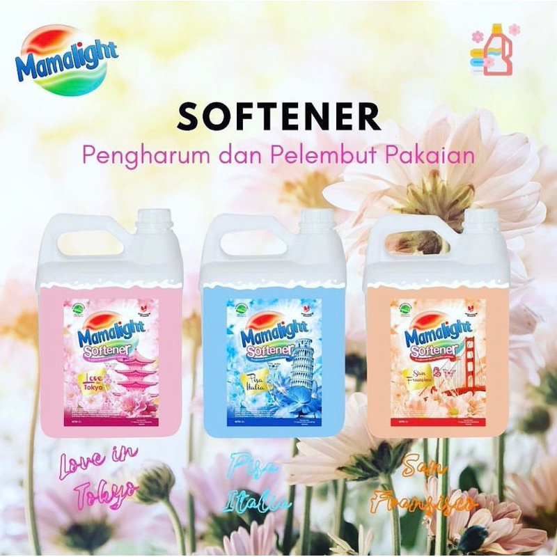 Jual mama light softerner (pengharum) kemasan 5 Liter | Shopee Indonesia