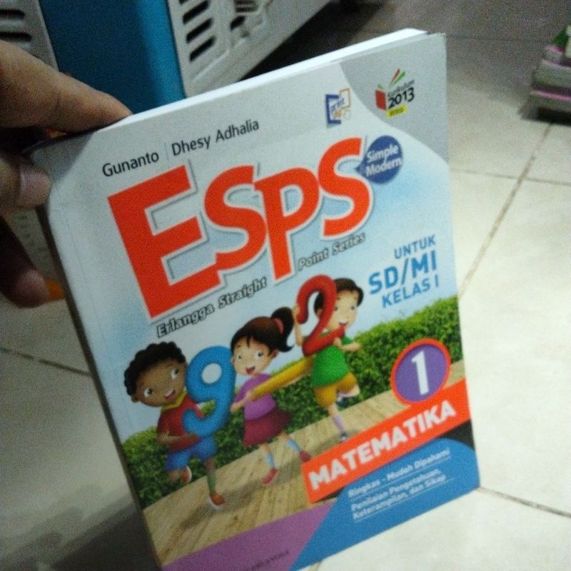 Jual ESPS MATEMATIKA SD/MI KELAS 1 K13 REVISI Gunanto Dhesy Adhalia ERLANGGA | Shopee Indonesia