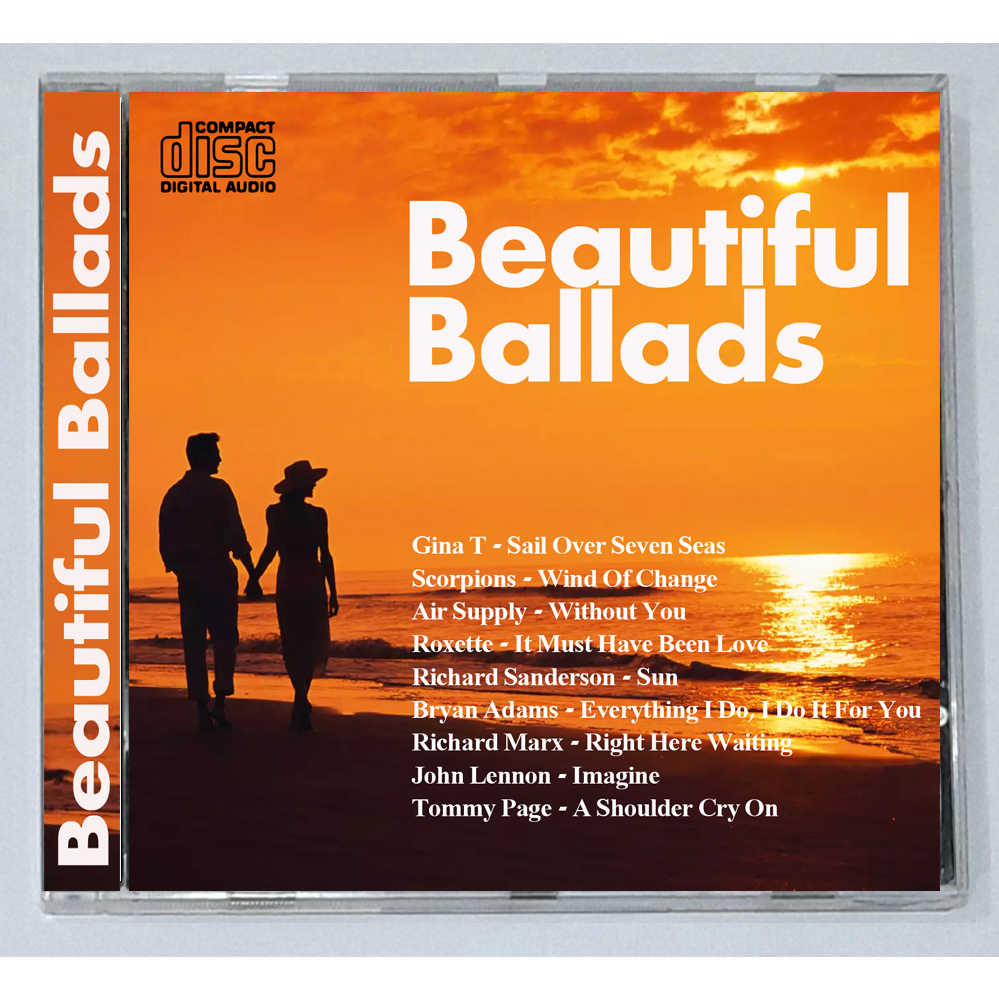 Jual CD MUSIC VARIOUS ARTISTS - BEAUTIFUL BALLADS | Shopee Indonesia