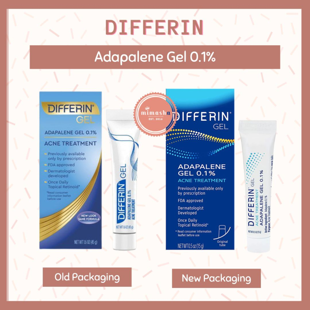 Jual [ORI USA] Differin Adapalene Gel 0,1% Treatment Acne Jerawat ...
