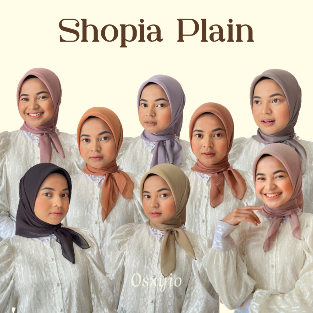 Jual Shopia Plain (Bella Square Biasa) | Shopee Indonesia