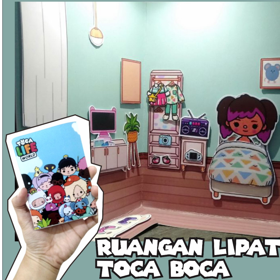 Jual MAINAN TOCA BOCA KERTAS PAPER DOLL MAINAN EDUKASI ANAK DOLL PAPER ...