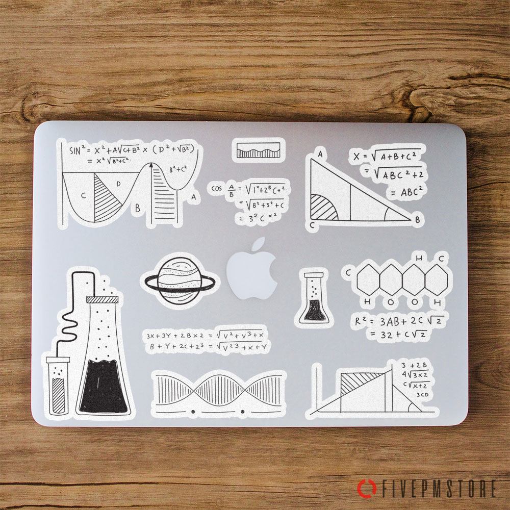 Jual Stiker Laptop Molekul Science Kimia - Skin Vinyl Laptop Science ...