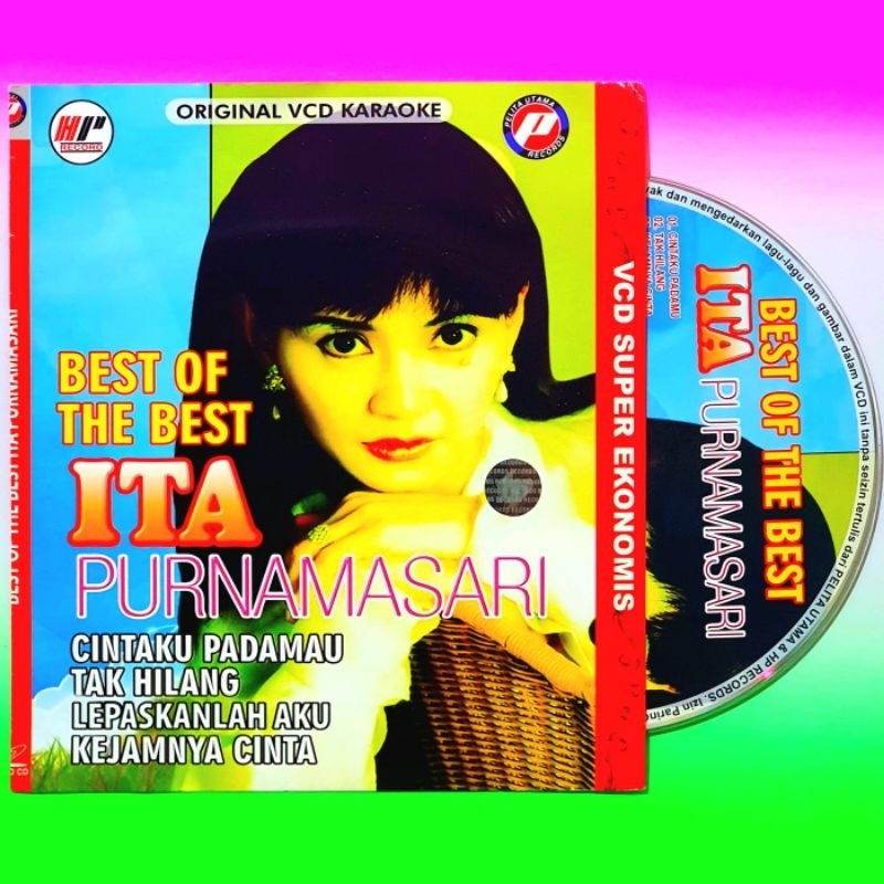 Jual KASET ORIGINAL VCD LAGU ITA PURNAMASARI BISA KARAOKE VOCAL ON OF AKTIF-LAGU KARAOKE POP ...