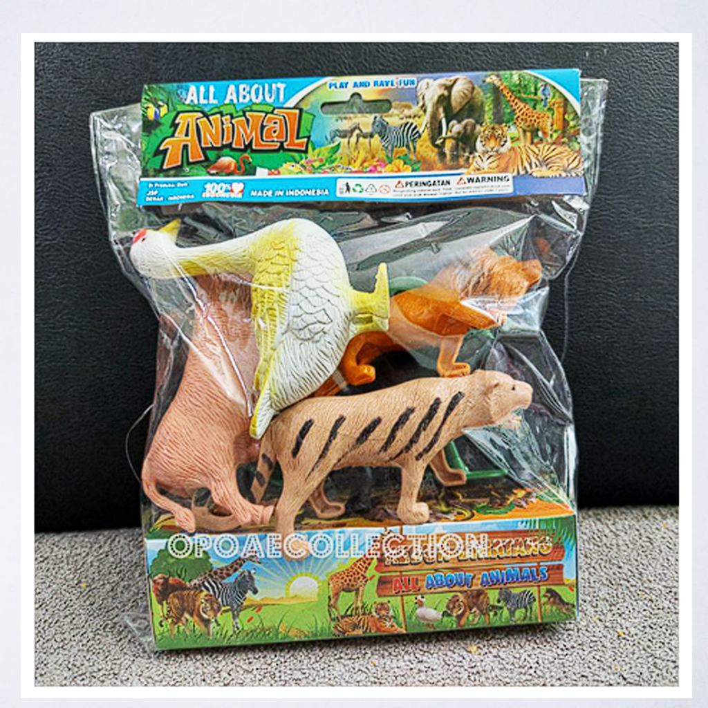 Jual MAINAN DINOSAURUS ALL ABOUT ANIMALS HEWAN BINATANG DINO SAPI KUDA ...