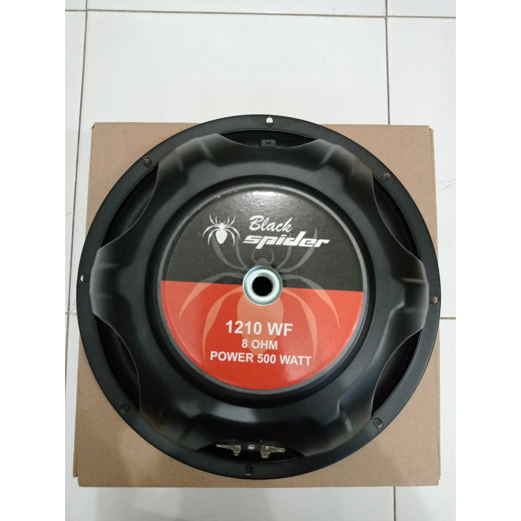 Jual Speaker Komponen Black Spider 1210WF Woofer Black Spider 12 Inch ...