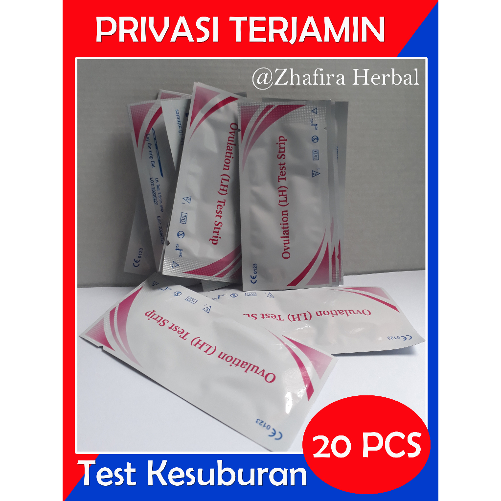 Jual 20 PCS Tes Kesuburan Pink - Ovulasi Wanita LH Ovulation PINK ...