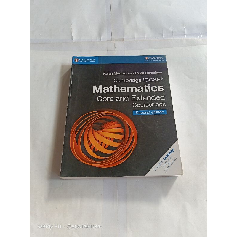 Jual Buku Cambridge Igcse Mathematics Core And Extended Coursebook Second Edition Karen Morrison
