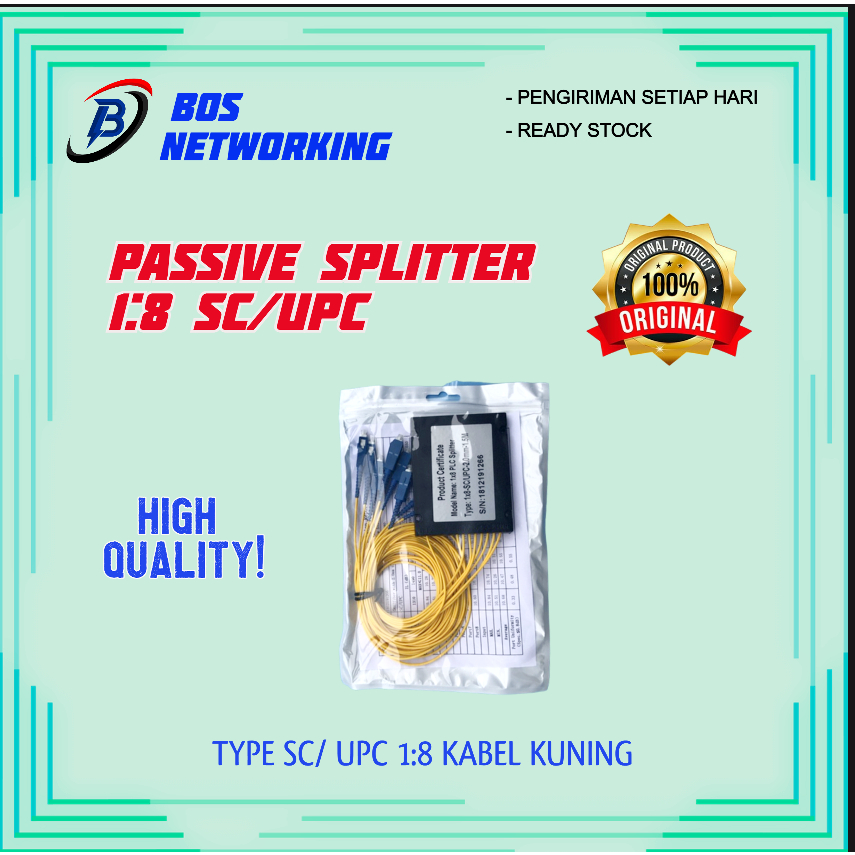 Jual Passive Splitter 1:8 SC PLC Pasif Spliter Fiber Optic | Shopee ...
