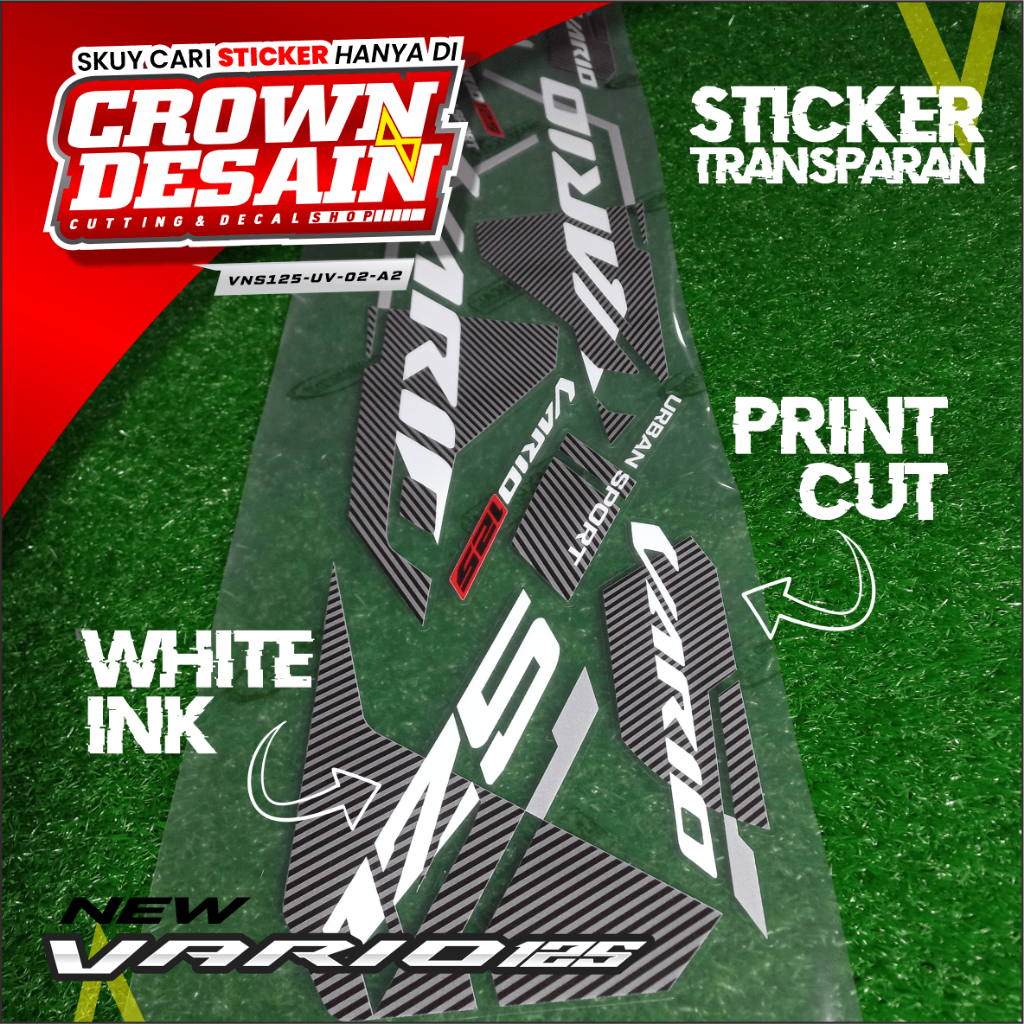 Jual Stiker Striping UV Vario 125 New 2023 Variasi Desain Simple ...