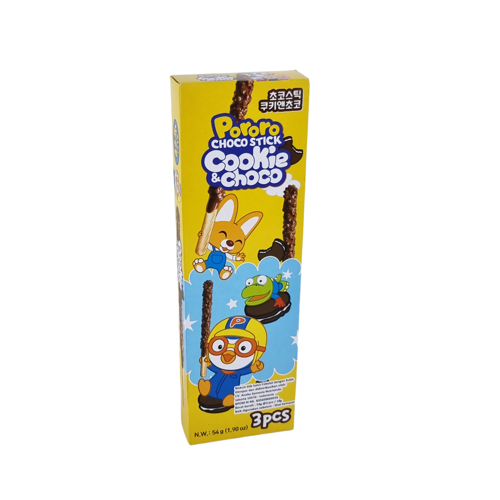 Jual Pororo Choco Stick Cookie & Choco - Netto 54gr | Shopee Indonesia