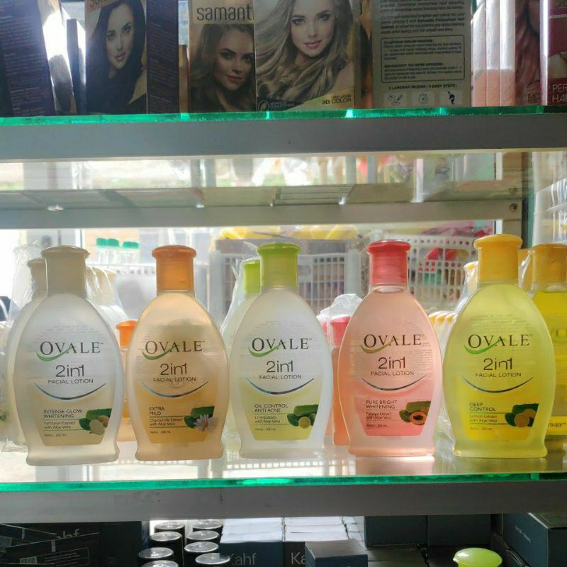 Jual Ovale 2in1 Facial Lotion 200ml BESAR Pembersih wajah Muka Oval ...