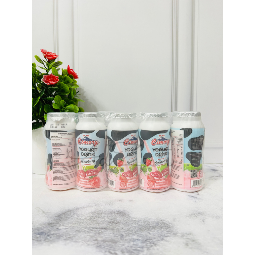 Jual Cimory Yogurt Drink 65ml Banded isi 5 botol | Shopee Indonesia