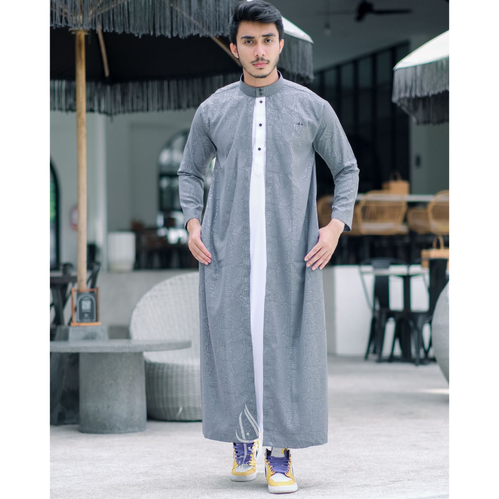 Jual Jubah Gamis pria regular jubah luaran juabah 2 in 1 jubah pria ...