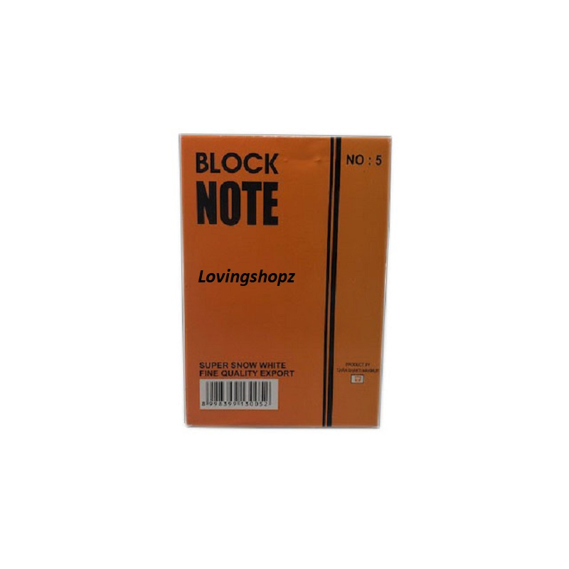 Jual Bloc Note Polos Kecil 8 cm X 15 cm | Shopee Indonesia