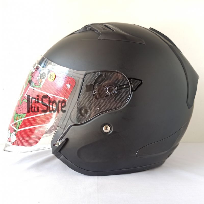 Jual Helm Zeus ZS627 ZS-627 Matt Black Half Face Openface | Shopee ...