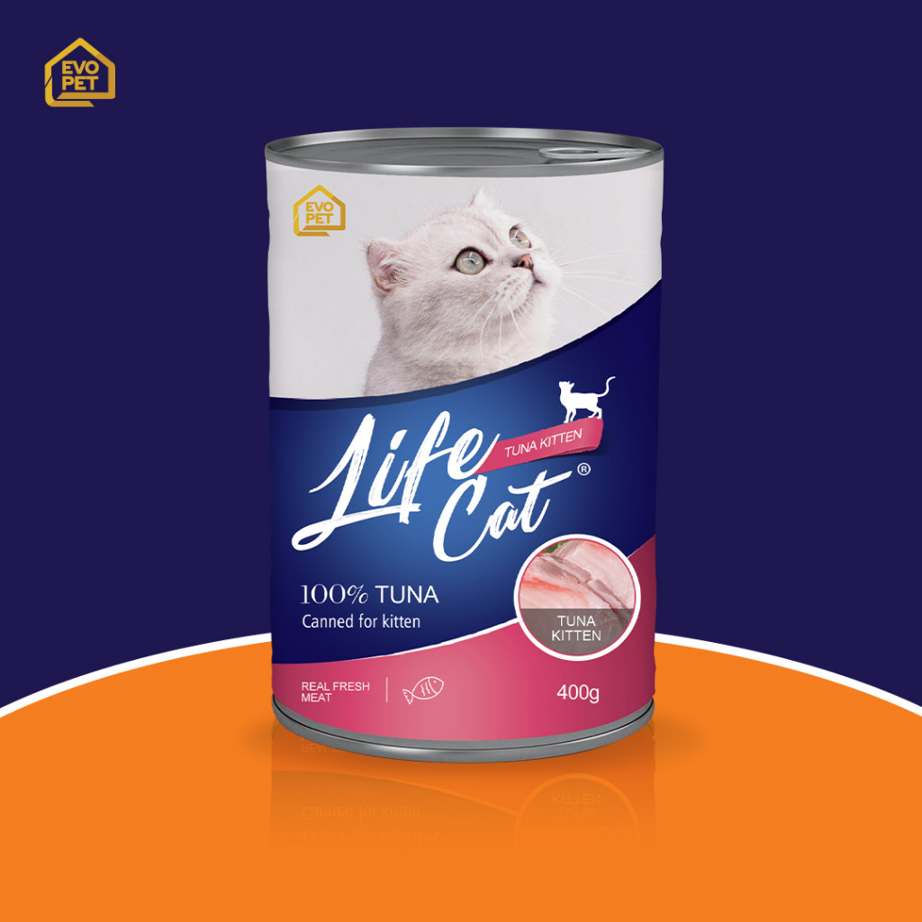 Jual LIFE CAT Kaleng 400 gr TUNA KITTEN - Makanan Basah Kucing Makanan ...