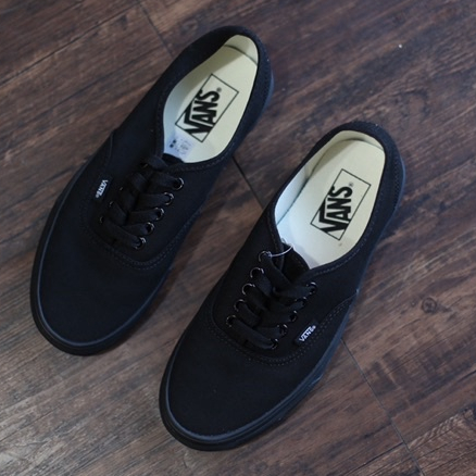 Jual Vans Original Authentic Classic All Black | Shopee Indonesia