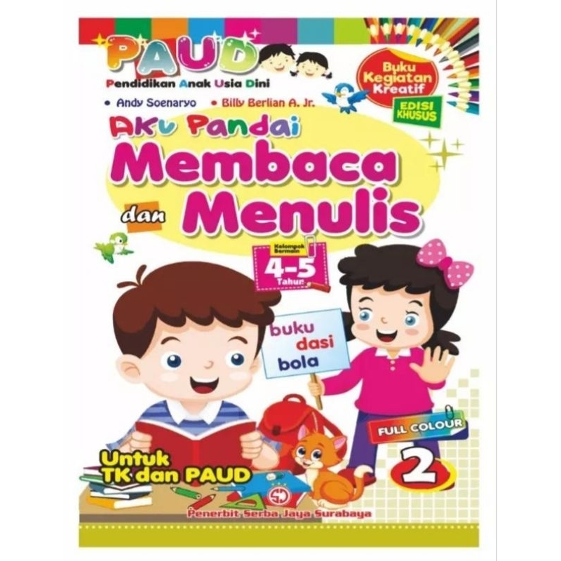Jual Paud Kreatif Aku Pandai Membaca dan Menulis jilid 2_ winona books ...