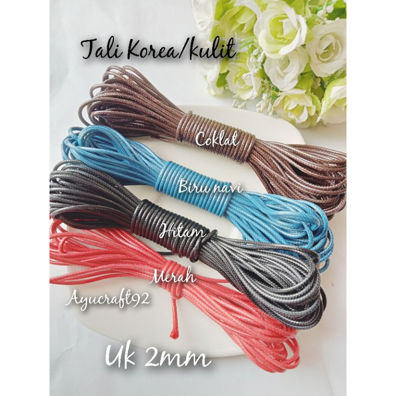 Jual tali korea 2mm (5m dan 1m) | Shopee Indonesia