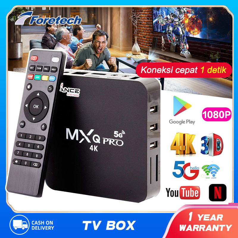 Jual Smart Android TV Box Mxq Pro 4gb 4k HD TV Digital Matrix Internet ...