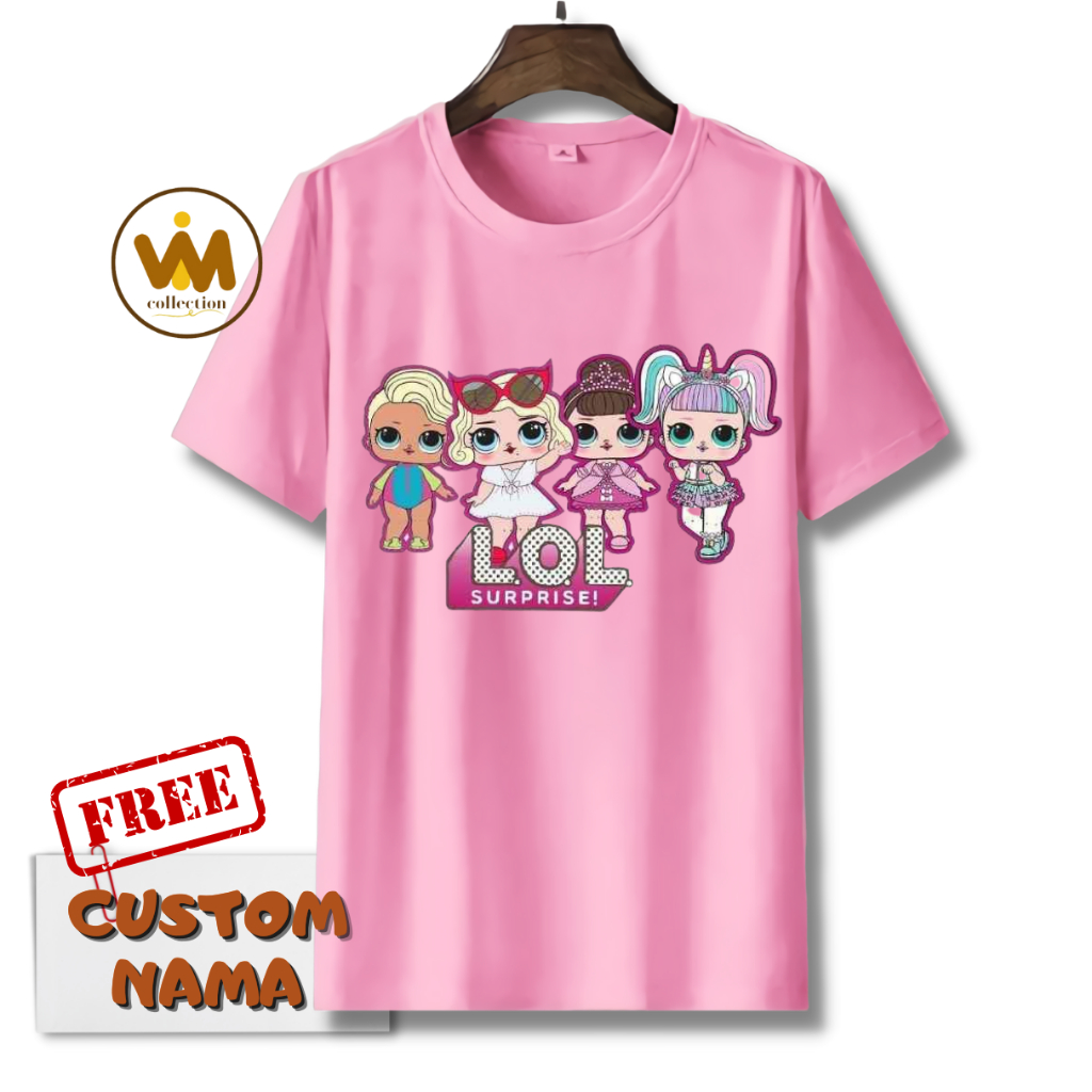 Jual LOL / KOAS ANAK LOL / KAOS ANAK TANGAN PENDEK LOLSURPRISE | Shopee ...